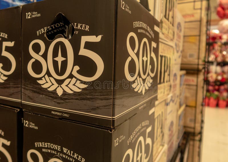 Cases of Firestone Walker 805 Beer Editorial Image - Image of walker ...
