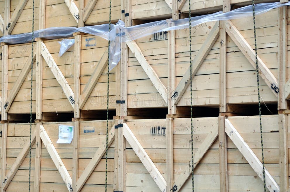 Cases of goods stock photo. Image of express, commercial - 15604394