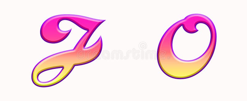 Casey Font Fonts Gradient Sans Serif Alphabet Letters Calligraphy ...