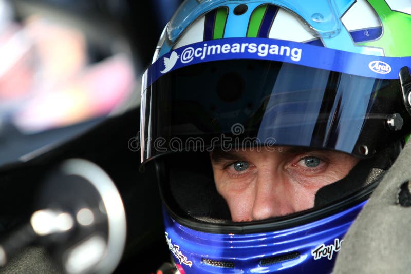 Casey Mears at track editorial stock image. Image of pitstop - 26466554