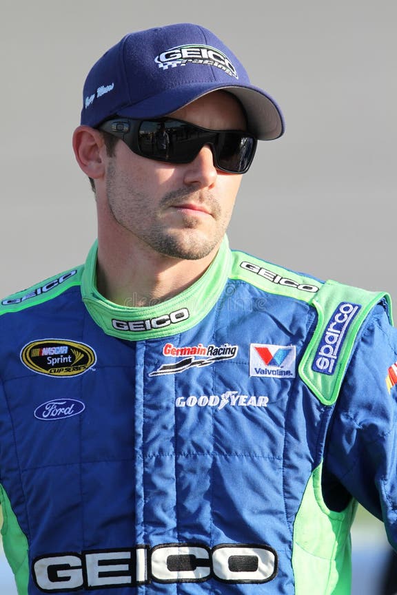 Casey Mears at track editorial stock image. Image of auto - 26544344