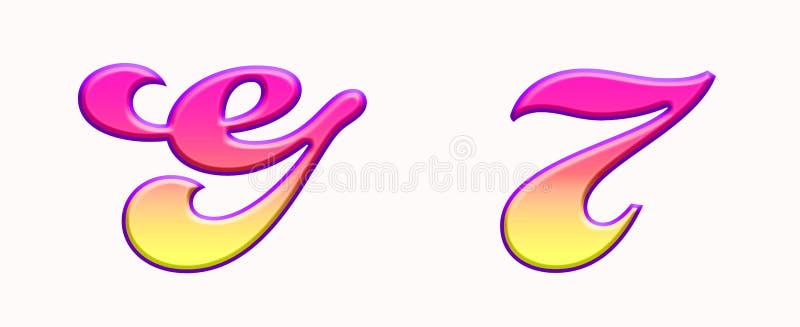 Casey Font Fonts Gradient Sans Serif Alphabet Letters Calligraphy ...