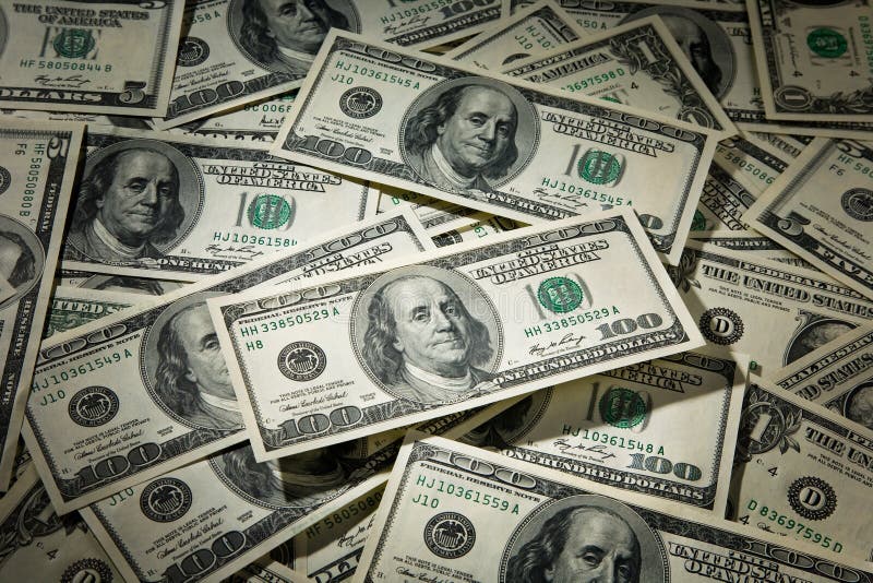 Cash $100 Bills stock image. Image of finance, gratification - 4599575