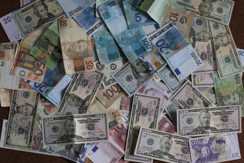 Money From All Over The World Stock Photo - Image of currency ...