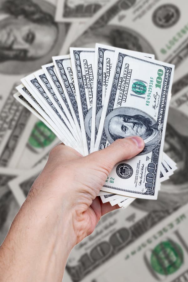 Cash american dollars stock photo. Image of isolated - 42310082