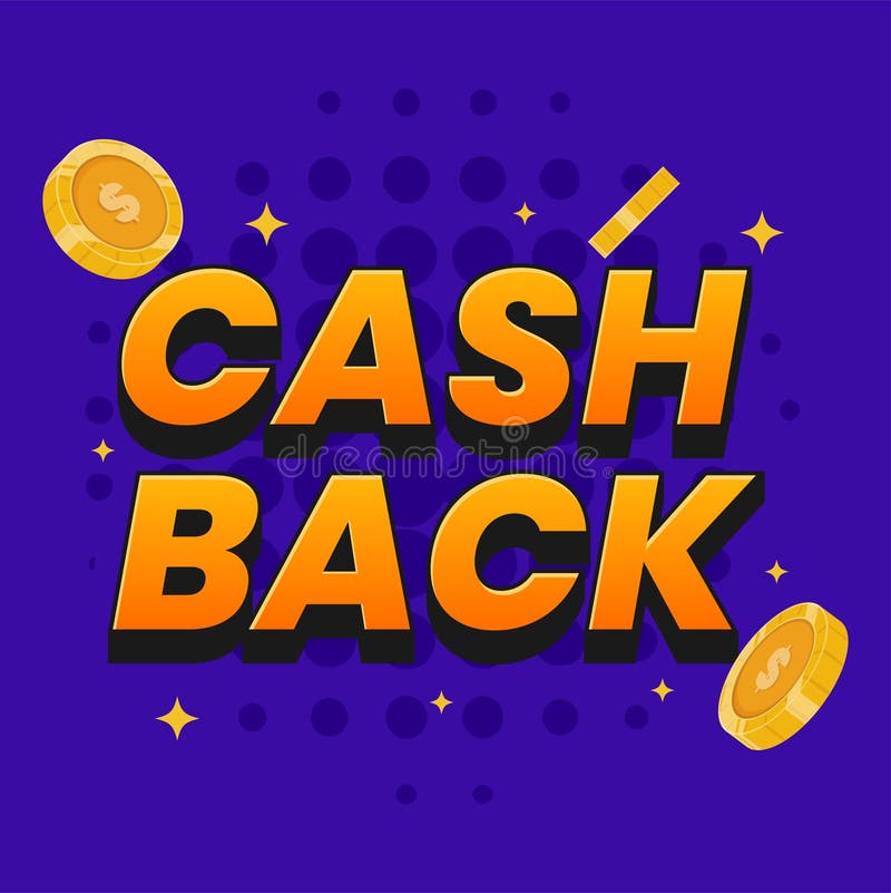 Cash Back Banner Template Design Stock Vector - Illustration of shop ...