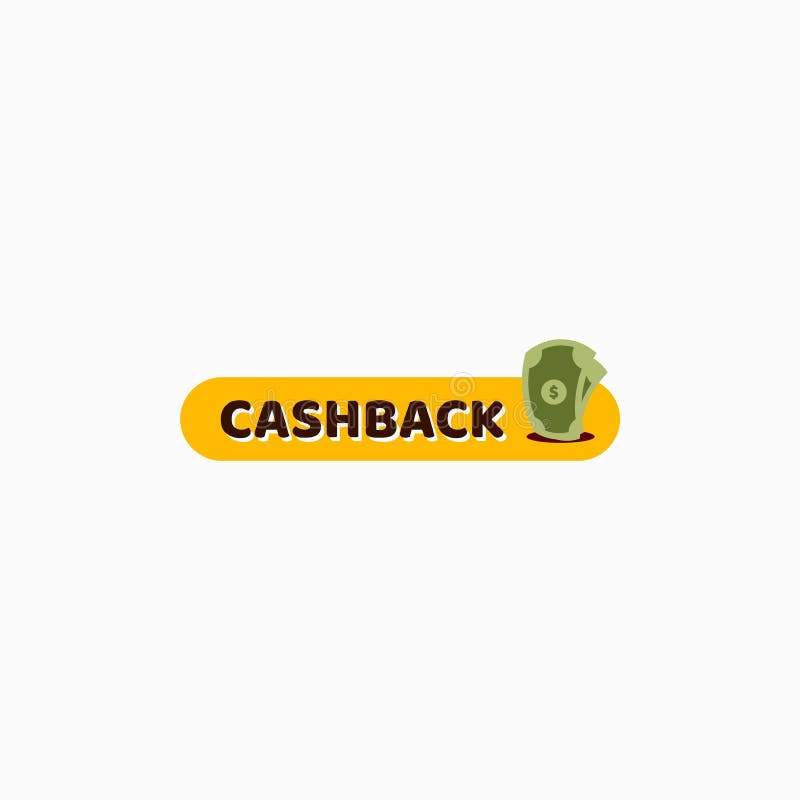 Cash Back Label Vector Template Design Illustration Stock Vector ...