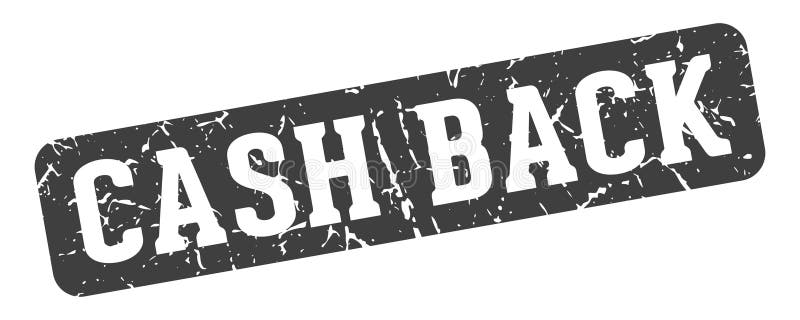 Cash Back Rectangular Sign. Cash Back Stamp Stock Vector - Illustration ...