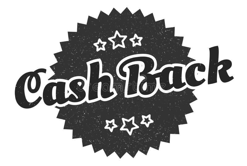 Cash Back Sign. Cash Back Vintage Retro Label Stock Vector ...