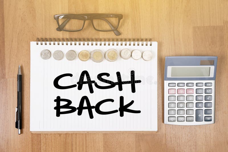 Cash back stock photo. Image of press, hand, keyboard - 78305966