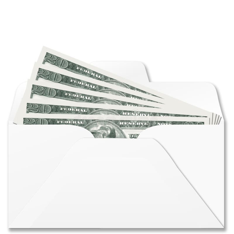 Cash in Bank Envelope stock image. Image of payday, banking - 1748077