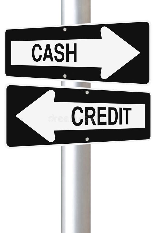 Cash or Credit stock photo. Image of business, finance - 29299748