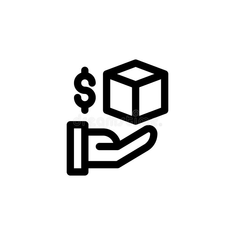 Cash on Delivery Get Goods and Payment Icon, Logo, Vector Stock Vector ...