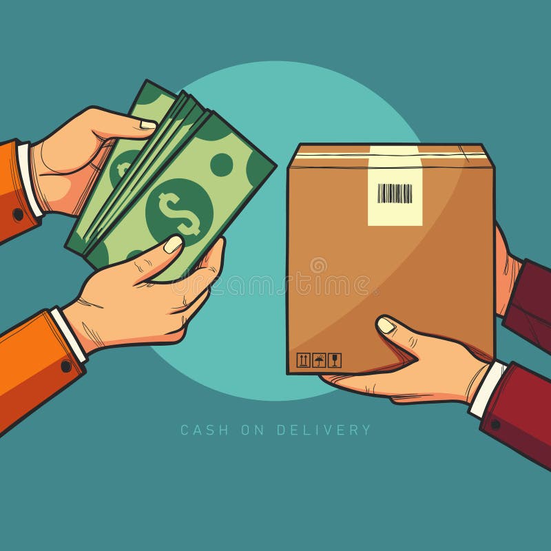 Delivery and Payment stock vector. Illustration of large - 269910478
