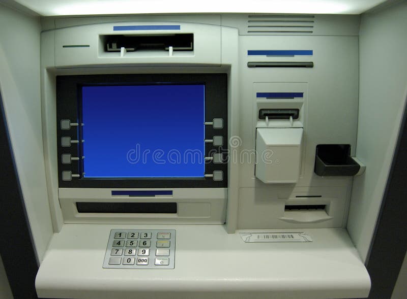ATM - cash machine stock photo. Image of card, machine - 14869556