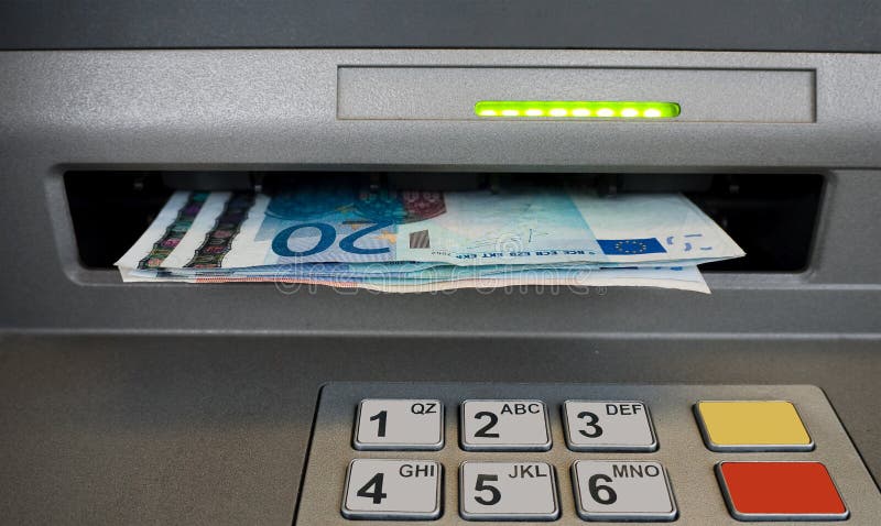 ATM Cash Dispenser stock image. Image of financial, point - 5170815