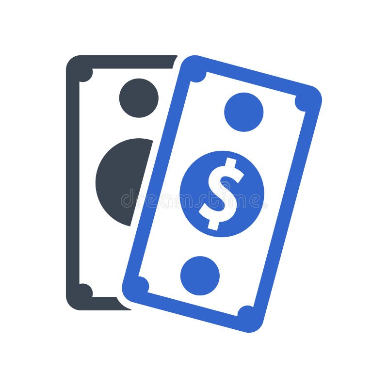 Dollar Cash Icon stock vector. Illustration of paying - 175012117