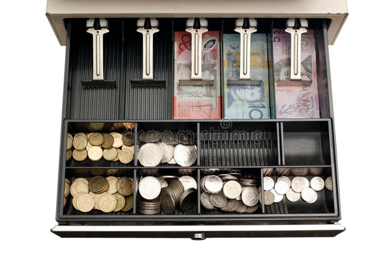 Cash Drawer stock photo. Image of finance, dollar, empty - 34200642
