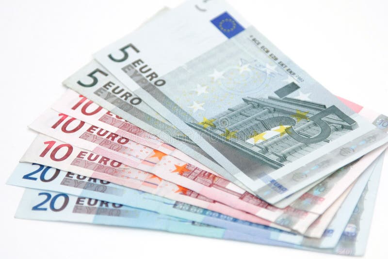 Cash euro stock photo. Image of denominations, banknotes - 14030630