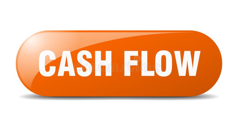 Cash Flow Round Ribbon Isolated Label. Cash Flow Sign Stock Vector ...