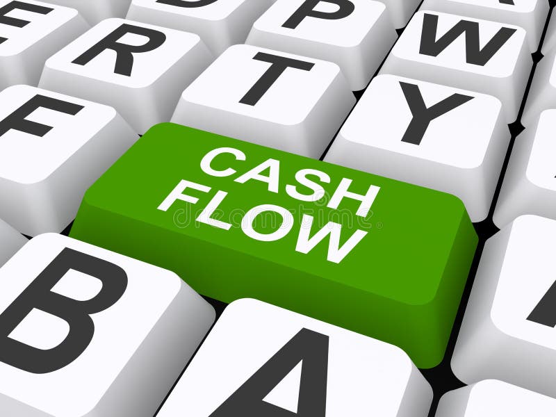 Cash flow illustration stock illustration. Illustration of currency ...
