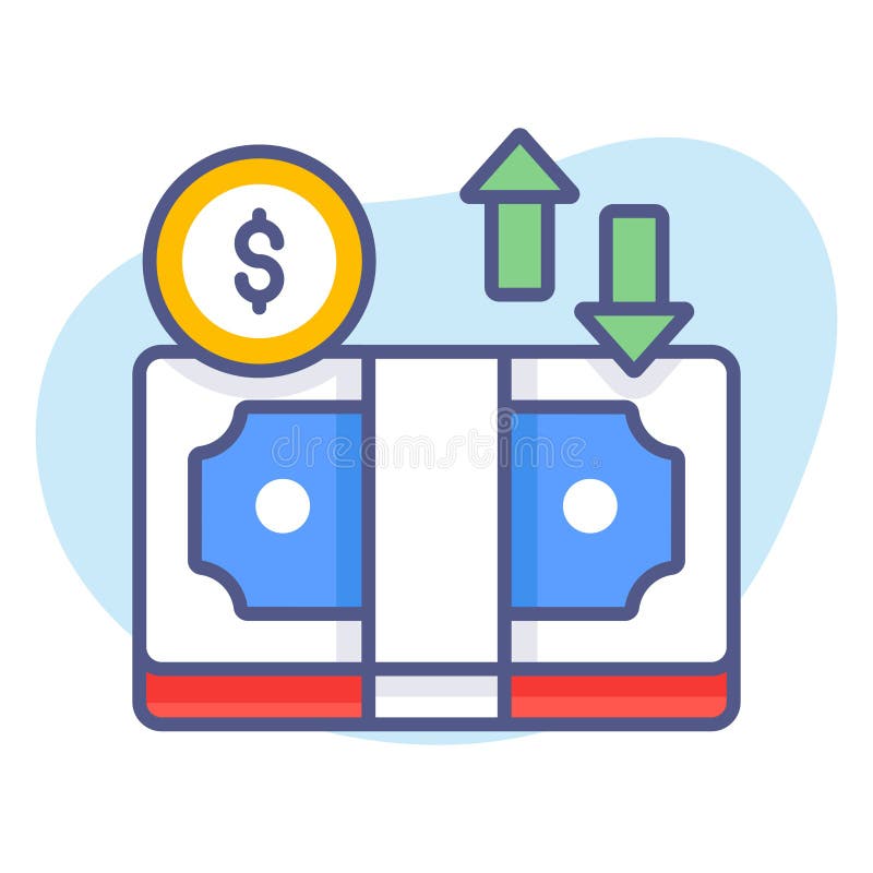 Cash Flow Line Icon Stock Illustrations 1 567 Cash Flow Line Icon