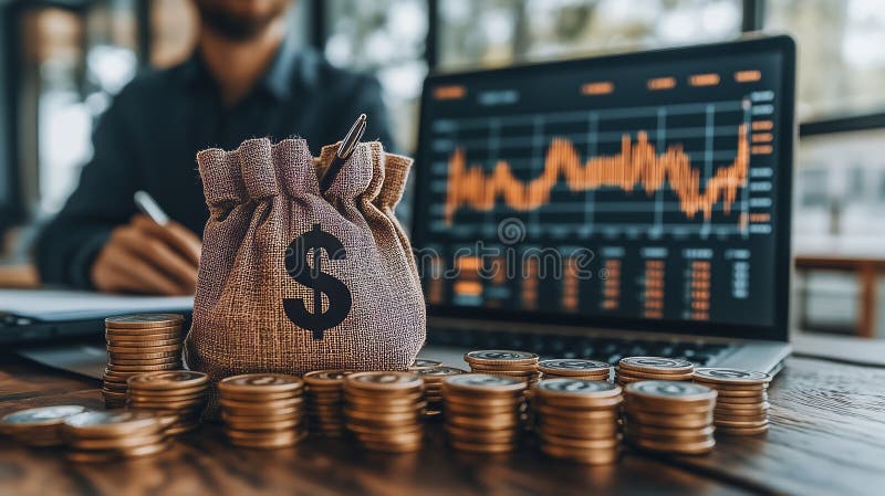 Cash Flow Network. Money Concept Stock Image - Image of global, access ...