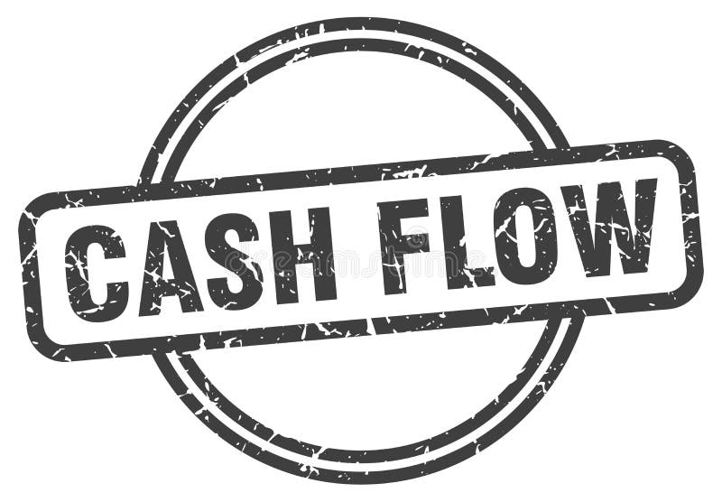 Cash Flow Round Ribbon Isolated Label. Cash Flow Sign Stock Vector ...