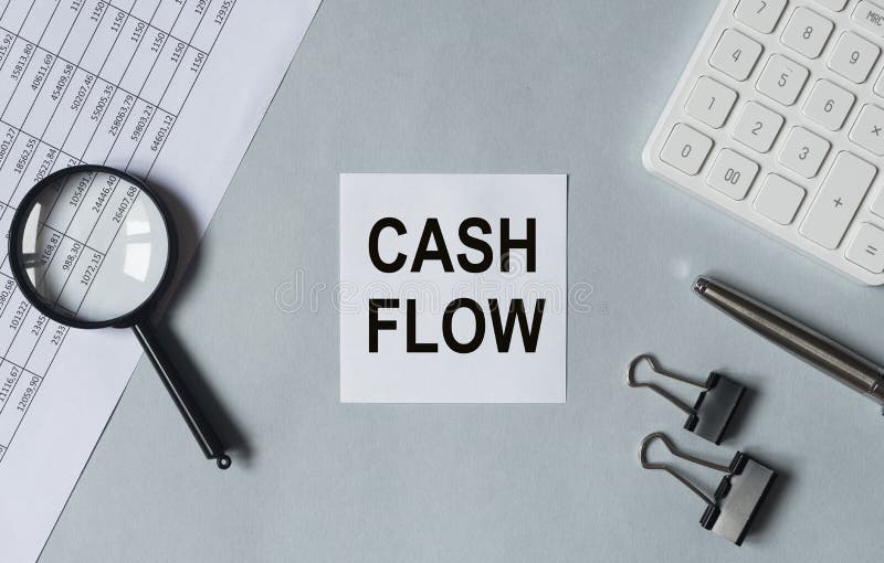 Cash Flow Statement on Paper on Office Desk, Cashflow Stock Photo ...