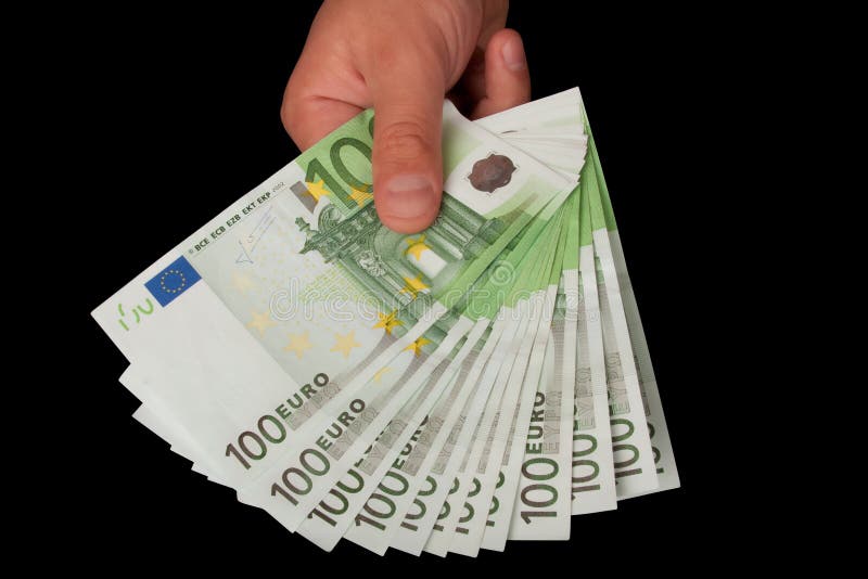 Cash in Hand stock photo. Image of wealth, dark, winning - 16129982