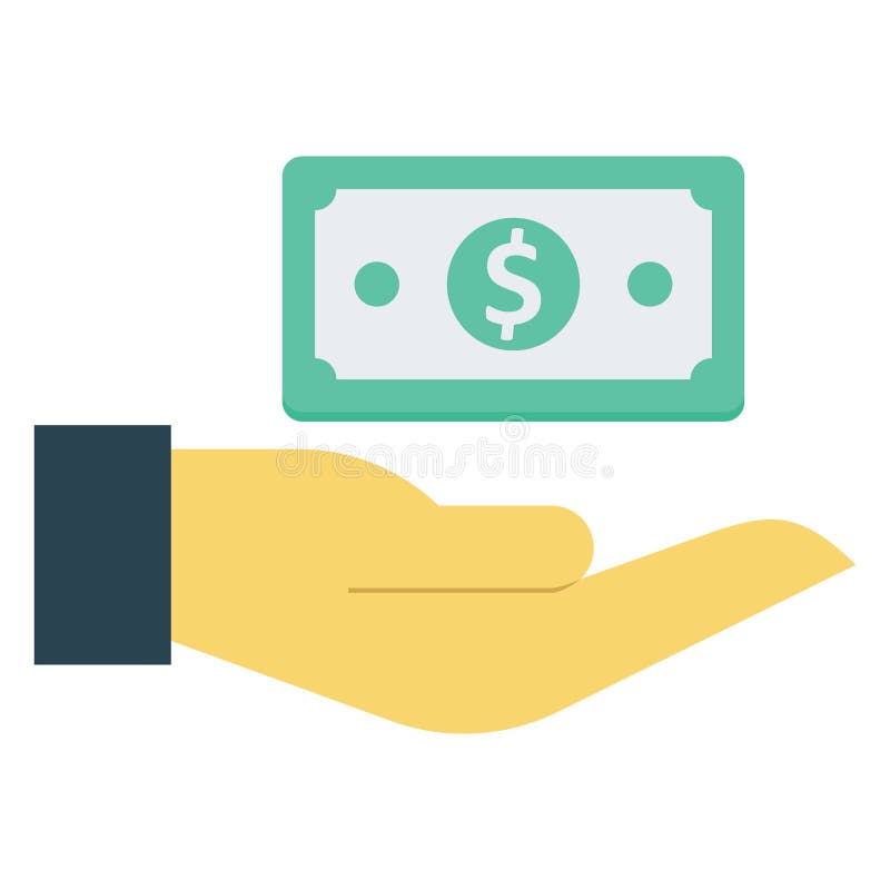 Cash, Cash on Hand Color Vector Icon Which Can Be Easily Modified or ...