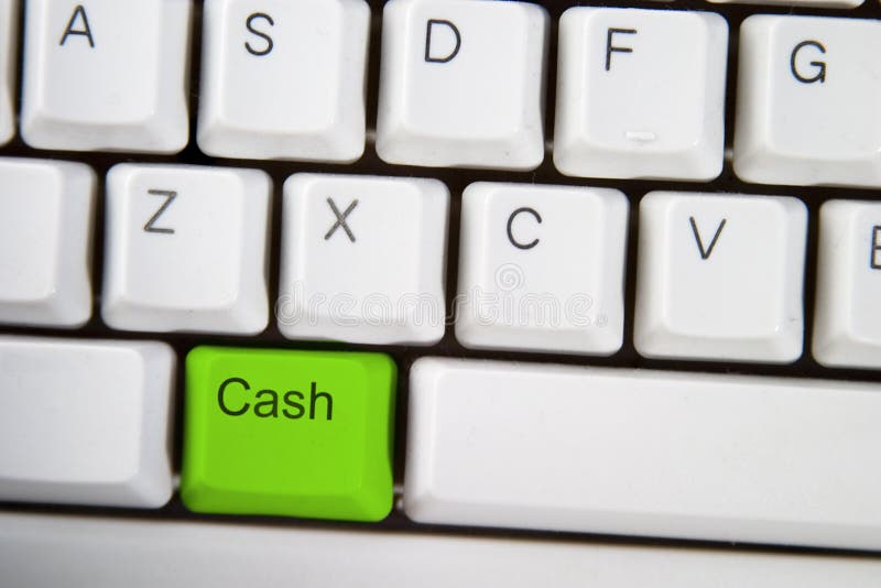 Cash Key stock photo. Image of macro, button, keyboard - 340458