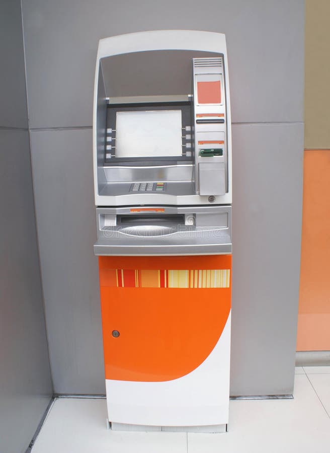 Cash machine di BANCOMAT immagine stock. Immagine di acquisto - 51270631