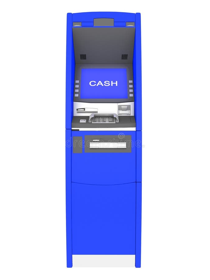 Vecchio Cash Machine Di Bancomat Con Il Vecchio Cofanetto Immagine ...