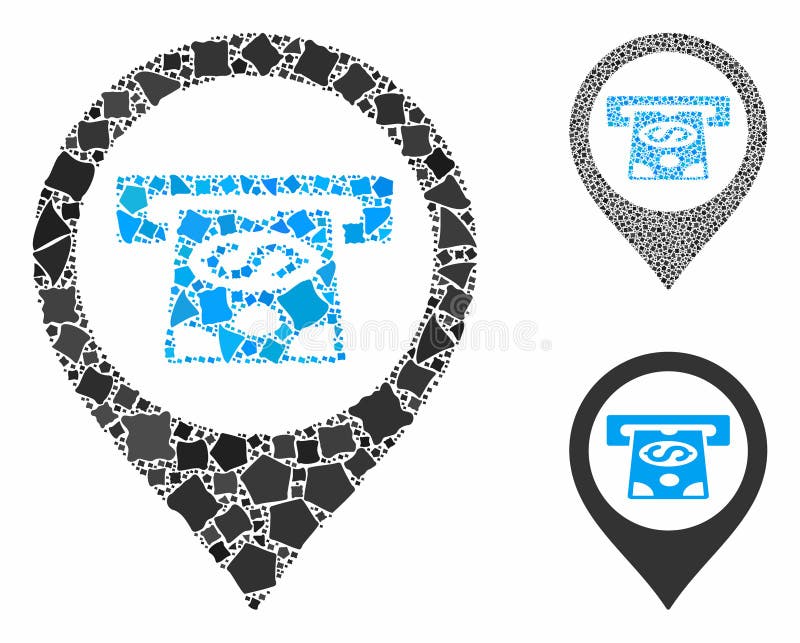 ATM Machine Map Pointer Damaged Pixel Halftone Icon Stock Vector ... ATM Machine Map Pointer Damaged Pixel Halftone Icon Stock Vector ...