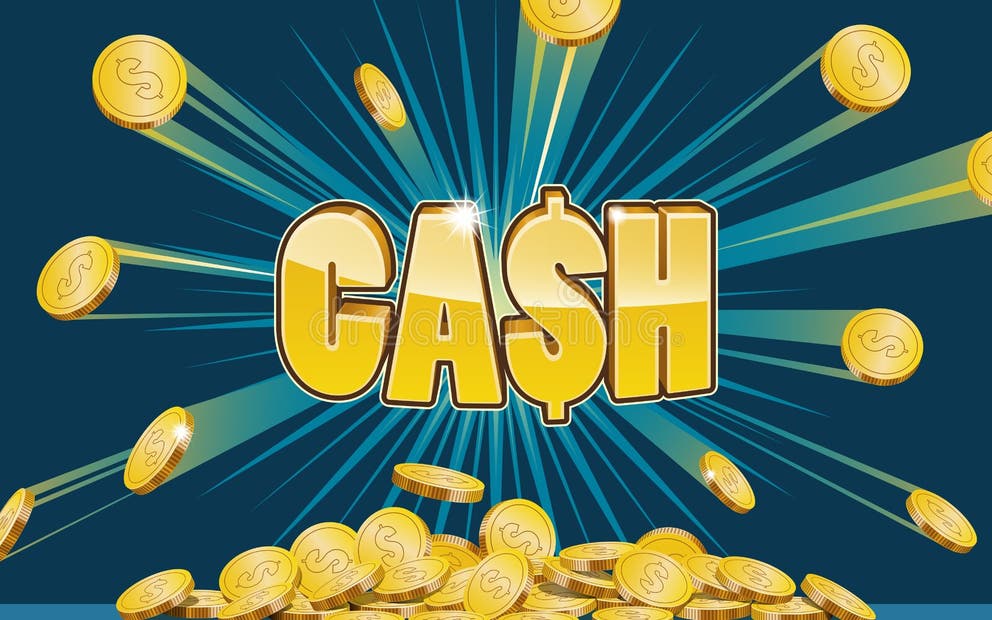 Cash money explosion stock vector. Illustration of explosion - 137610906