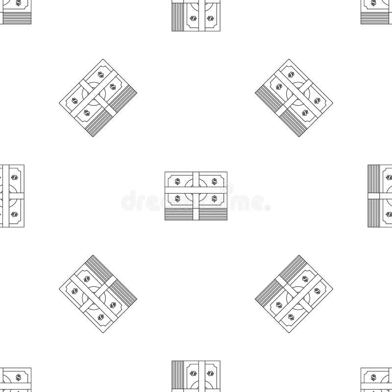 Cash Pattern Seamless Vector Stock Vector - Illustration of investment ...