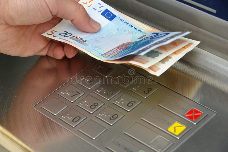 Cash point 01 stock image. Image of number, bill, bancomat - 5293729