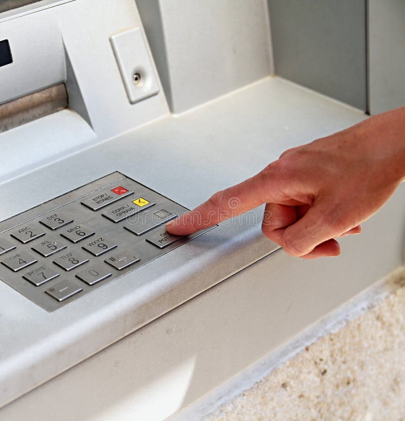 ATM cash point slot stock photo. Image of bancomat, objectsequipement ...