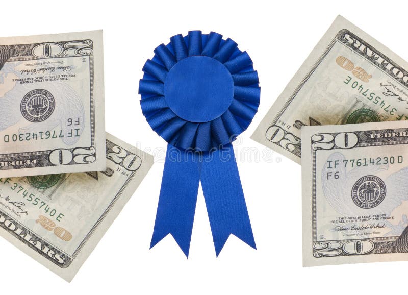 Cash Prize stock image. Image of fair, clipping, blue - 17027343
