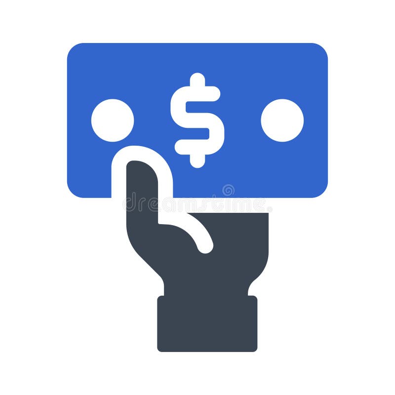 Cash received icon stock illustration. Illustration of currency - 340727578