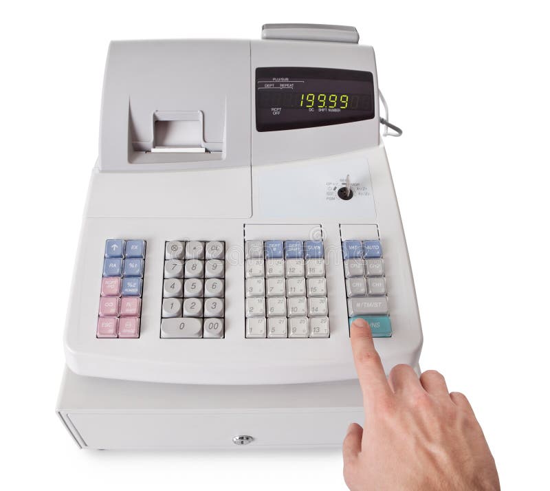 Cash register stock image. Image of retail, finance, cashier - 2844799