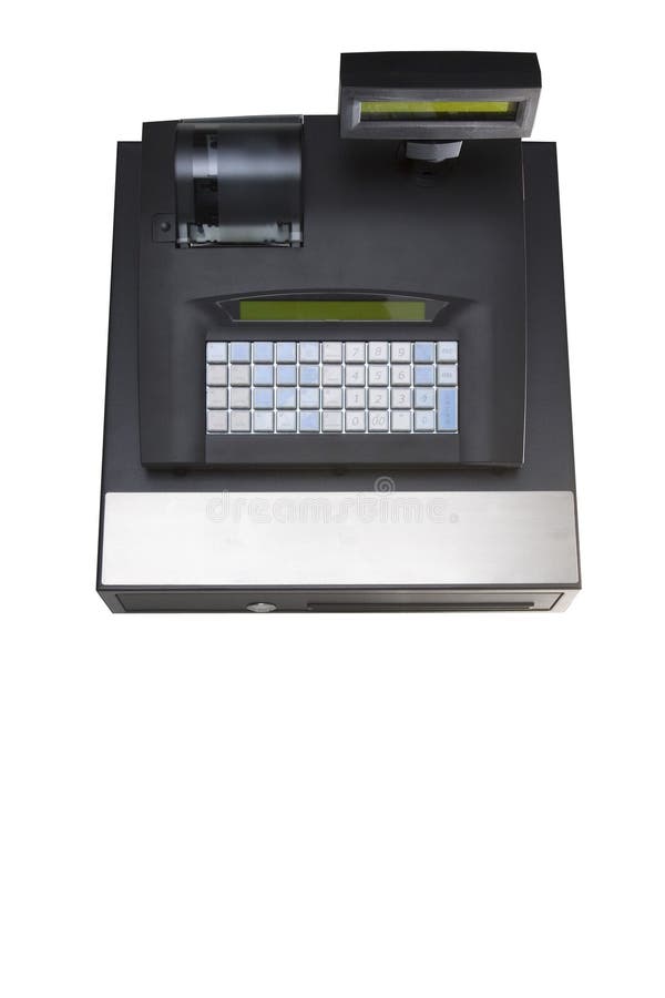 Cash Register stock photo. Image of keypad, money, store - 1380476