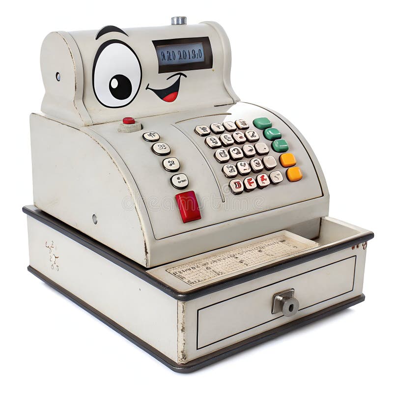 Cash Register Cartoon Stock Illustrations – 1,630 Cash Register Cartoon ...