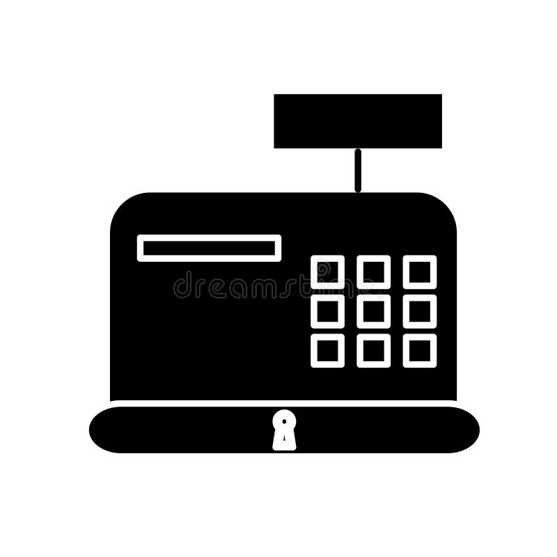 Cash register icon image stock vector. Illustration of currency - 81778561
