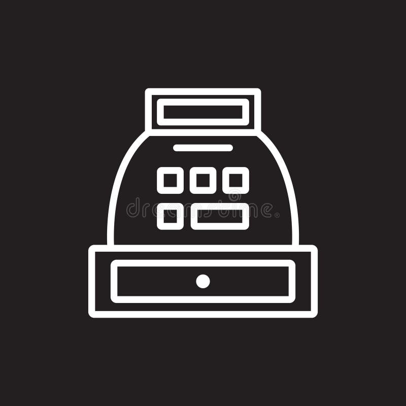 Cash register icon vector stock vector. Illustration of cash - 313370922