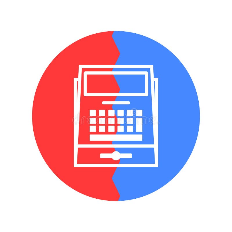 Cash register icon vector stock vector. Illustration of store - 313371340