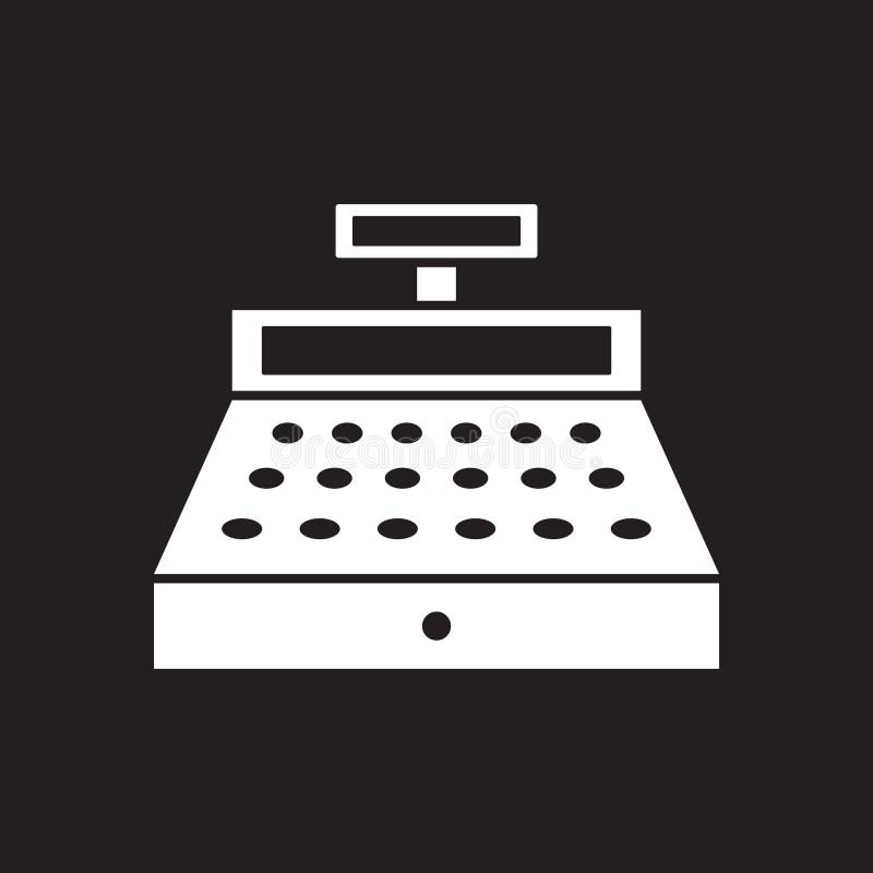 Cash register icon vector stock vector. Illustration of cash - 313371473