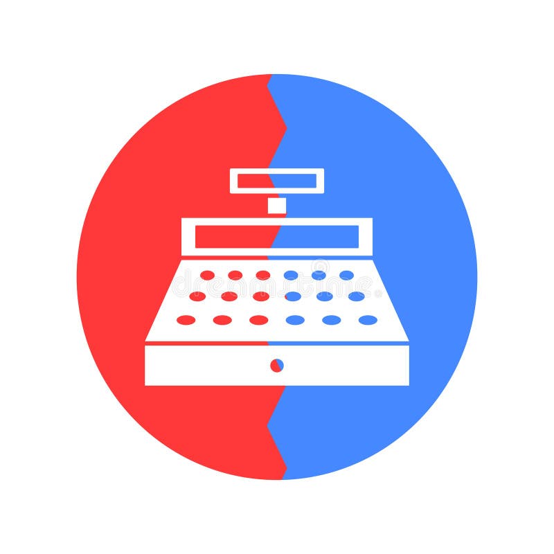 Cash register icon vector stock vector. Illustration of sign - 313371531