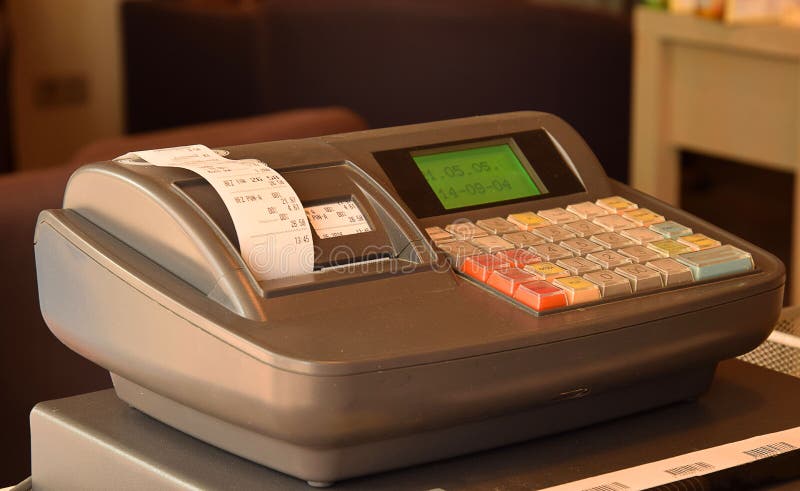 Cash Register stock image. Image of shopping, cash, business - 71775409